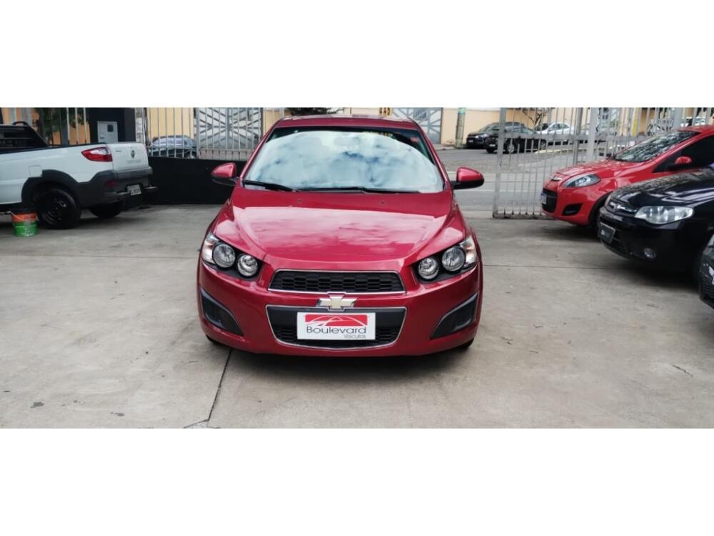 Chevrolet Sonic 1.6 Automático 13/14 Vermelho - 4718853 - Seminovos