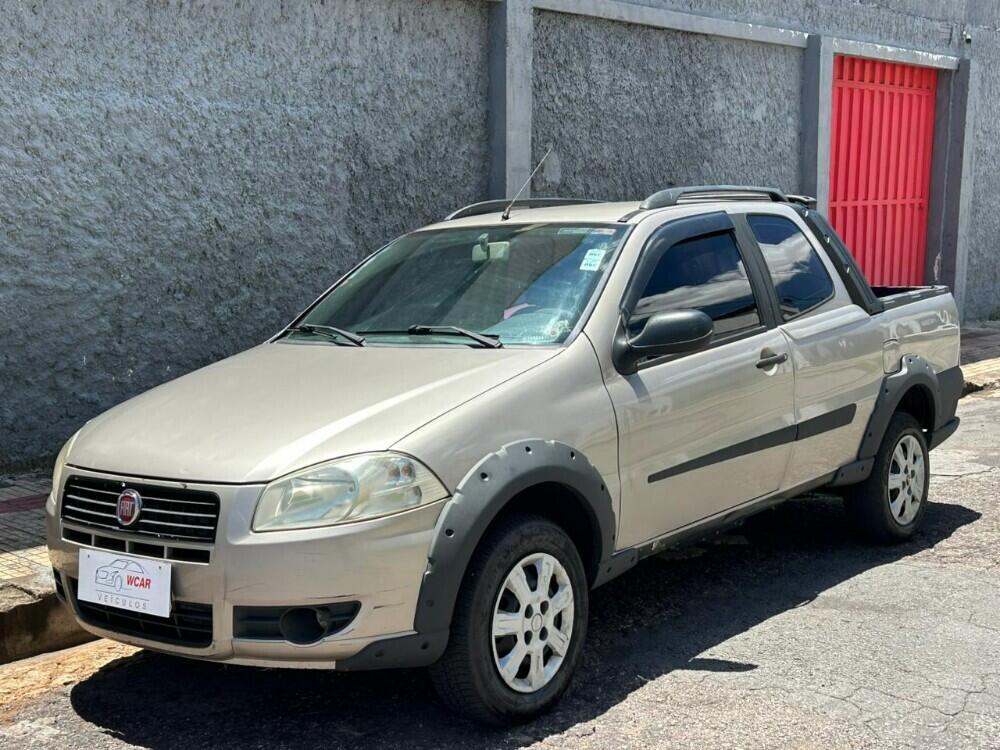 Fiat Strada Cab Dupla 1.4 Manual 11/12 Bege - 4759592 - Belo Horizonte