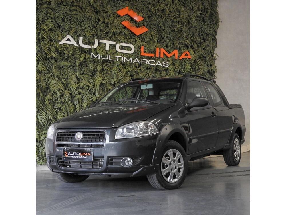 Fiat Strada Cab Dupla 1.4 Manual 12/12 Cinza - 4761189 - Contagem