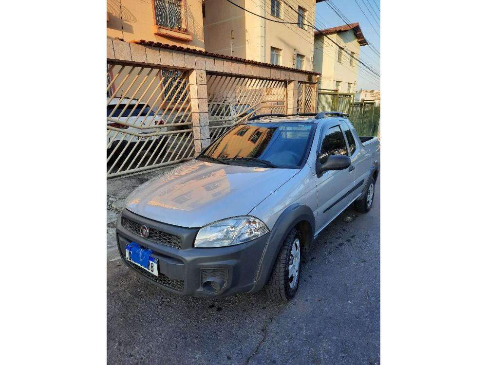 Fiat Strada Cab. Est. 1.4 Manual 18/18 Prata - 4756231 - Seminovos