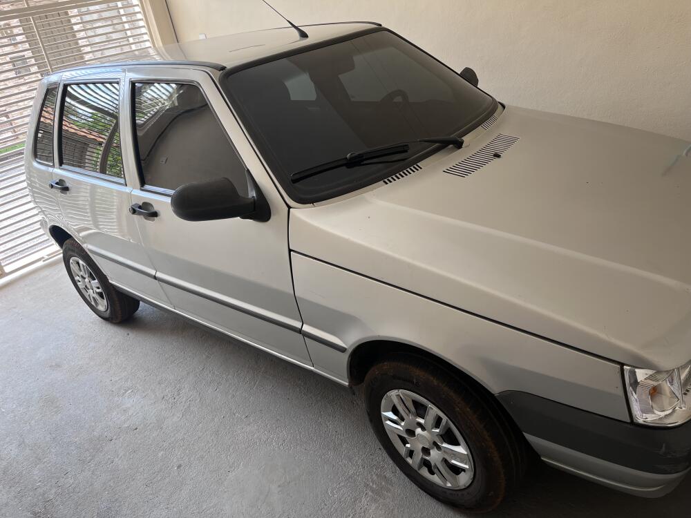 Fiat Uno 1.0 Manual 12/13 Prata - 4698438 - Barao De Cocais